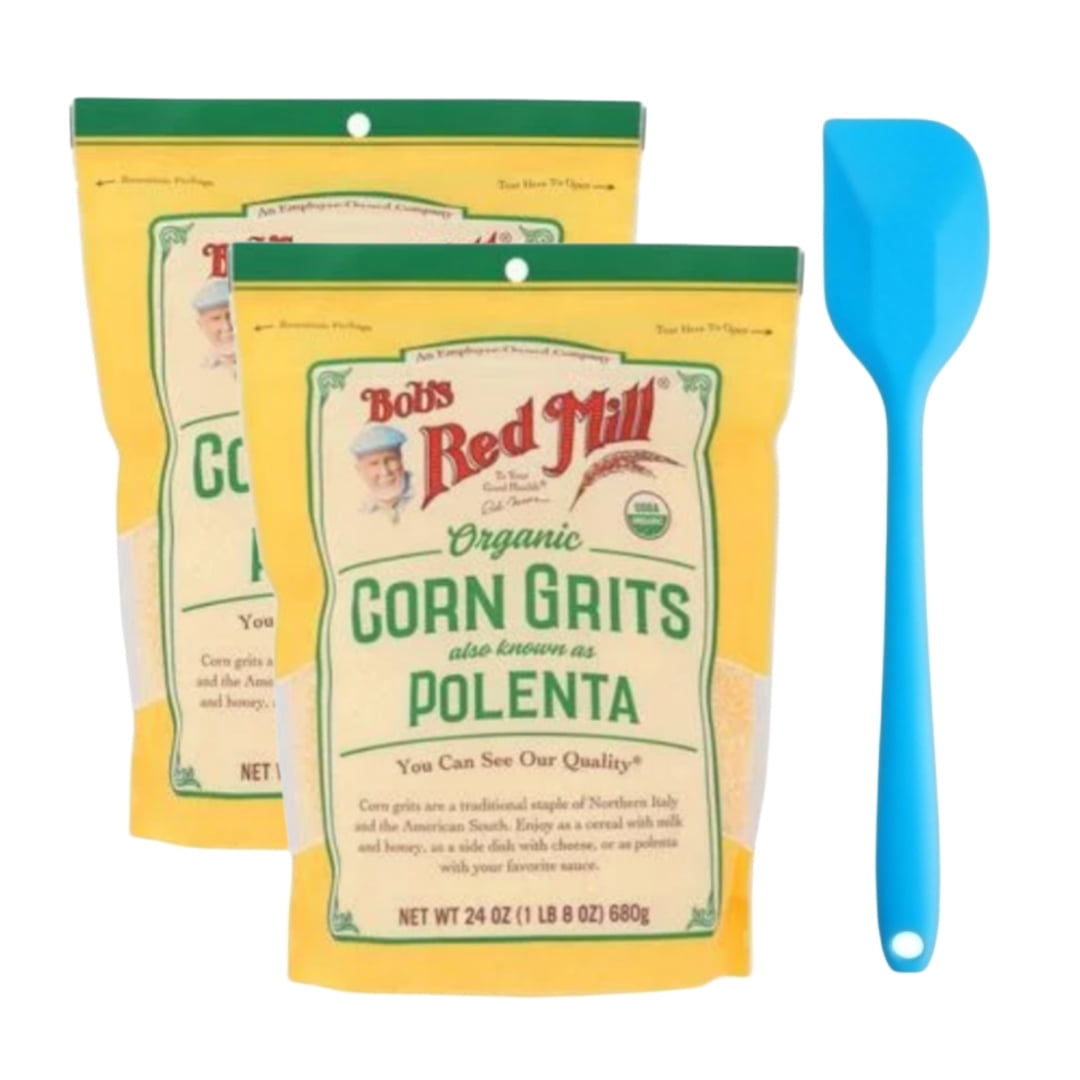 Bob's Red Mill, Yellow Corn Grits, Organic, 24 oz (2 pack) and 8in ...