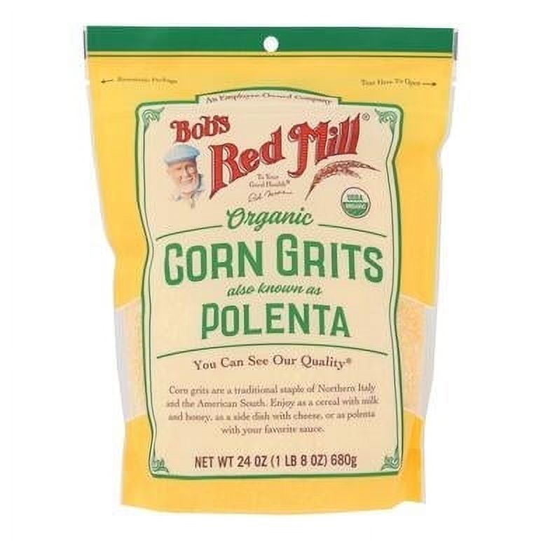 Bob's Red Mill, Yellow Corn Grits, Organic, 24 oz - 4 pack - Walmart.com