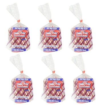 Bob's Sweet Stripes Soft Peppermint Candy, Individually Wrapped, 34.5 ...