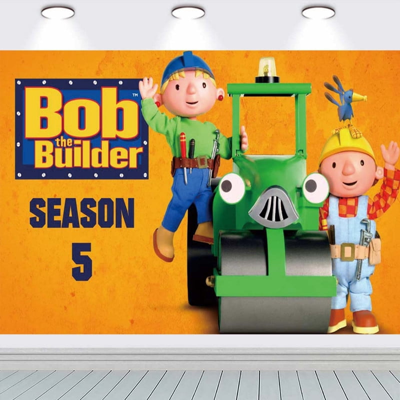 Bob the Builder Backdrop Background Banner Birthday Party Supplies ...