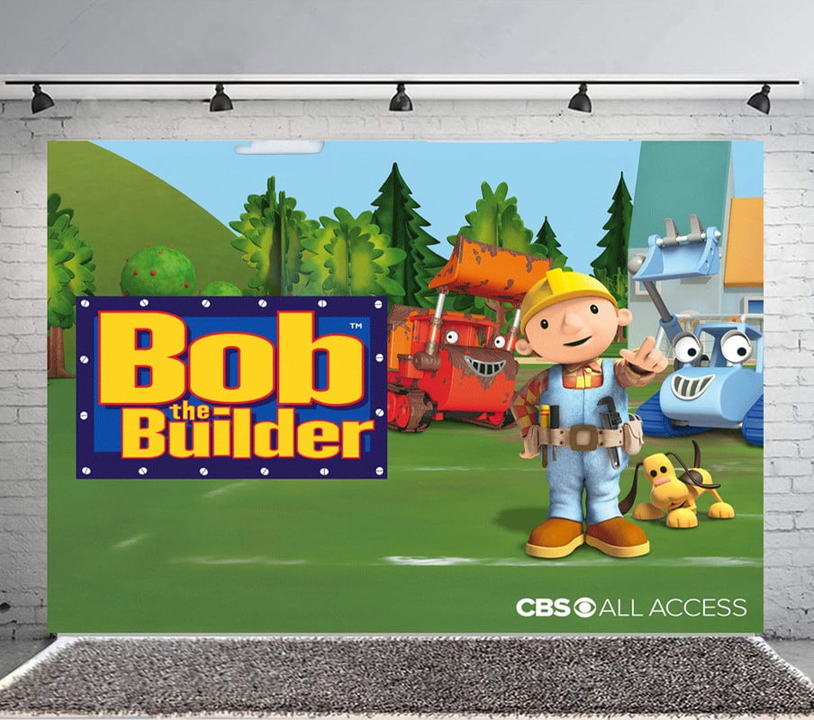 Bob the Builder Backdrop Banner Party Supplies Poster Movie Theme ...