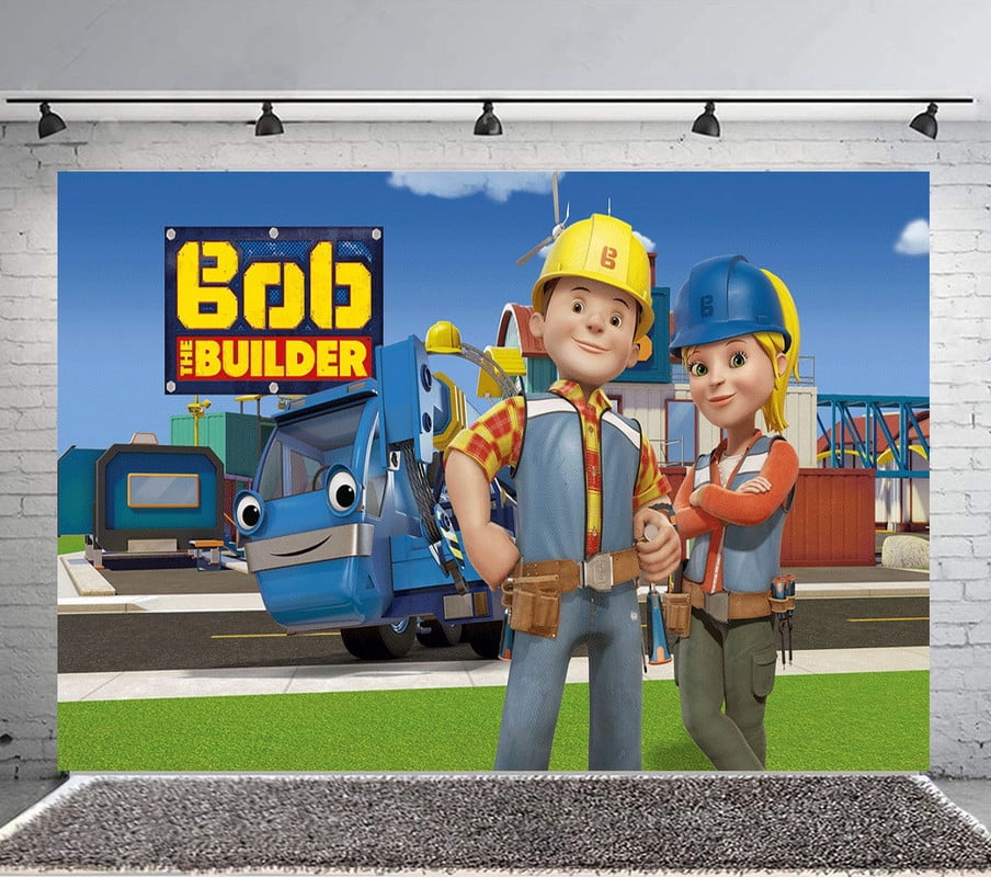 Bob the Builder Backdrop Banner Party Supplies Poster Movie Theme ...