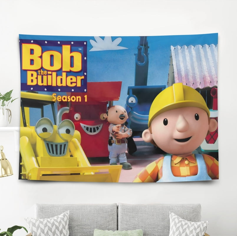 Bob the Builder Tapestry Gift Wall Hanging Backdrop for Room Bedroom ...