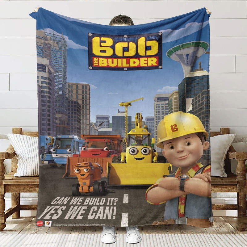 Bob the Builder Throw Blanket Gifts for Fans Lover Girls Boys Women ...