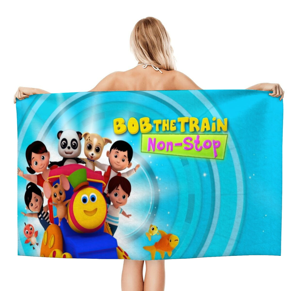 Bob the Train Gifts Beach Towel for Women Girl Birthday Inspired Fan ...