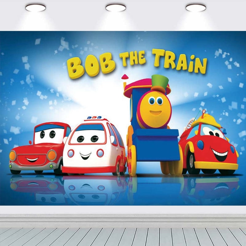 Bob the Train Post Wall Decor Birthday Banner Backdrop Background Party ...