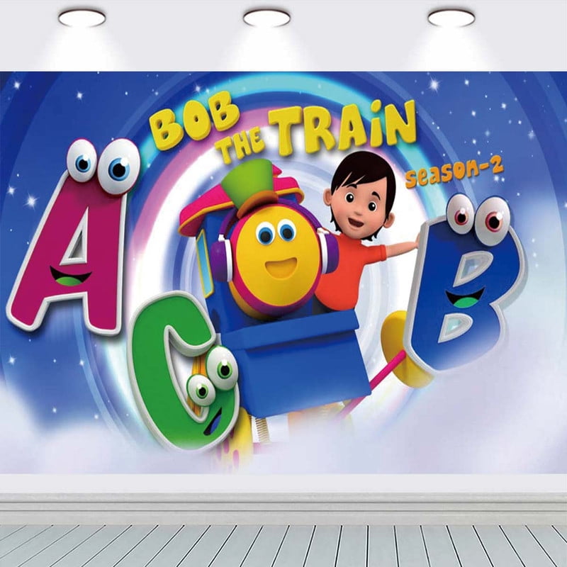 Bob the Train Taspestry Wall Decor Birthday Banner Backdrop Background ...