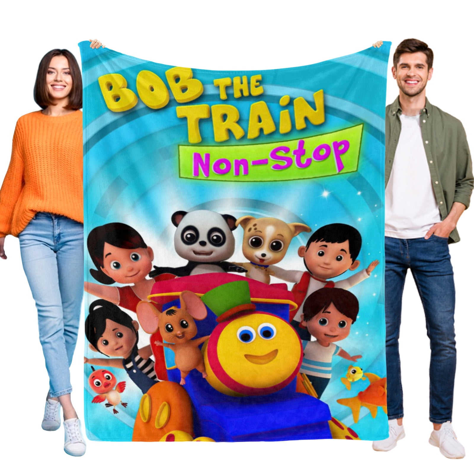 Bob the Train Throw Blanket Gifts for Fans Lover Girls Boys Women ...