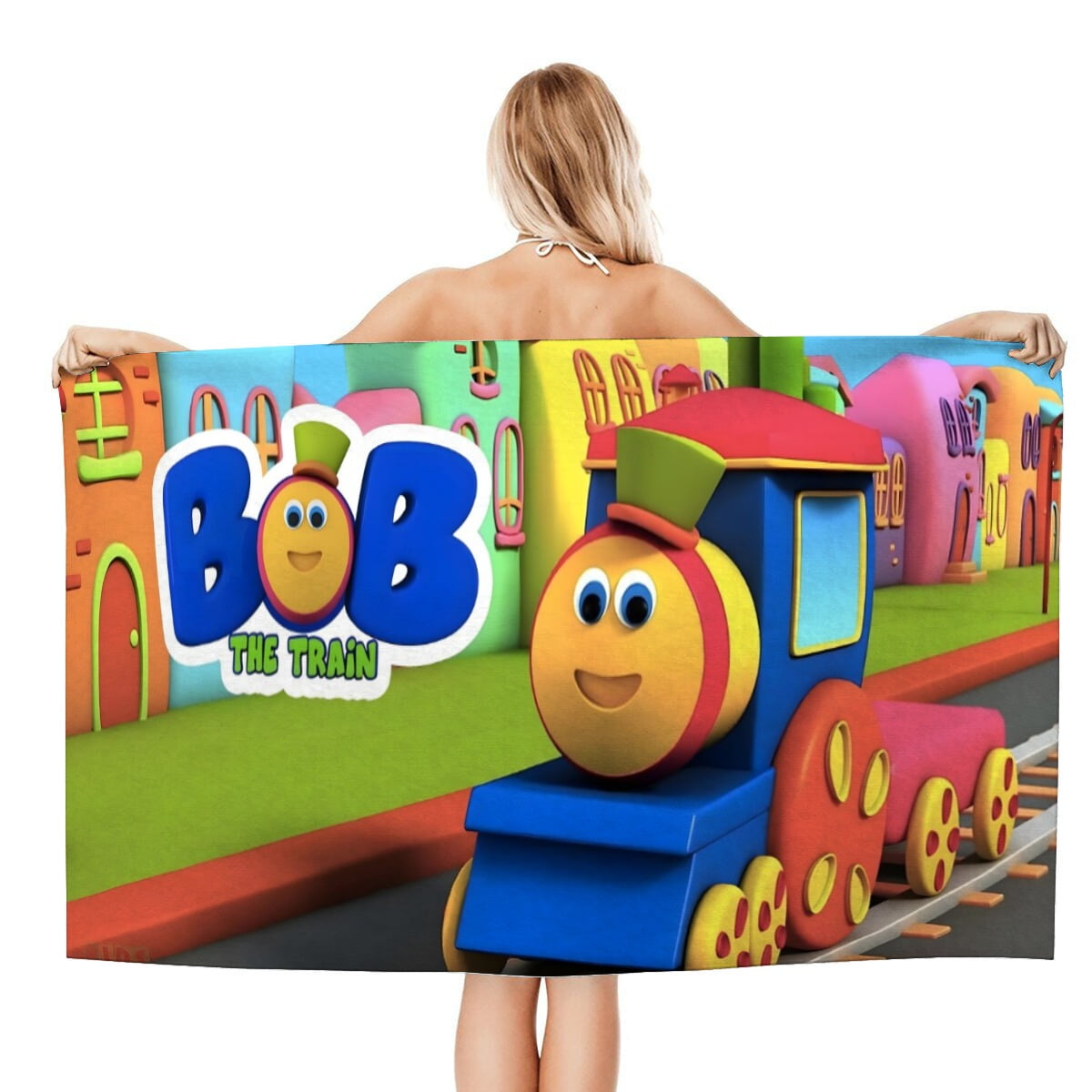 Bob the Train-theme Gifts Quick-dry Beach Towel for Women Girl Birthday ...