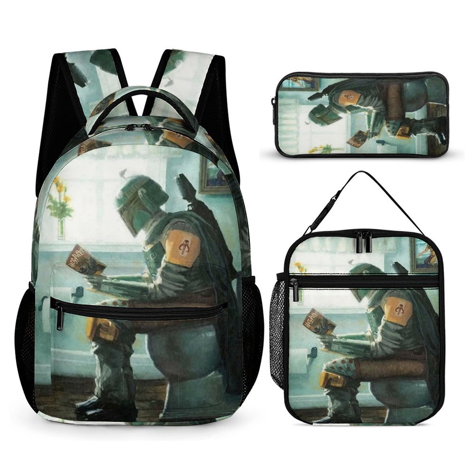 Boba Fett (2) Lightweight Laptop Travel Backpack For Adults Work ...