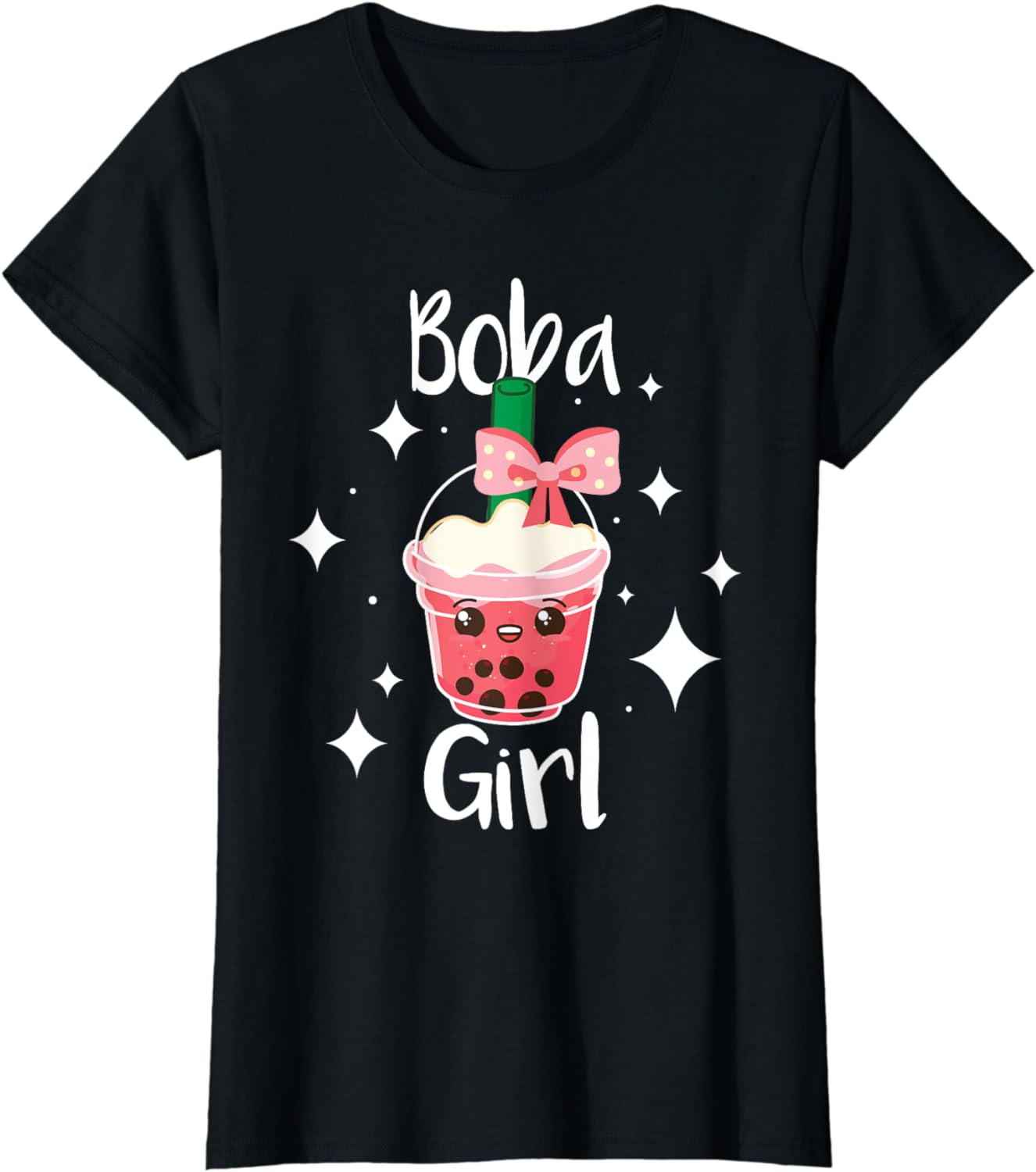 Boba Girl - Boba Drink Bubble Tea Tapioca Pearl Milk Tea T-Shirt ...