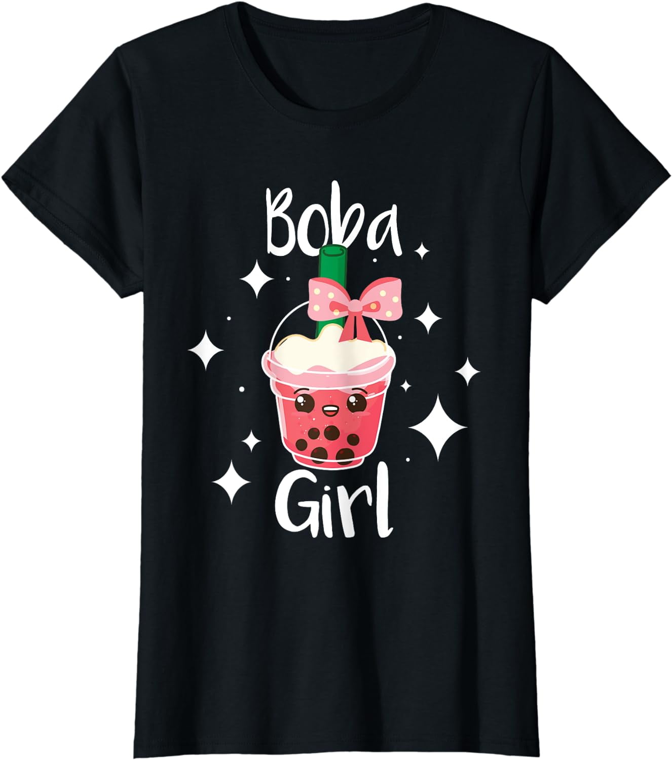 Boba Girl - Boba Drink Bubble Tea Tapioca Pearl Milk Tea T-Shirt ...