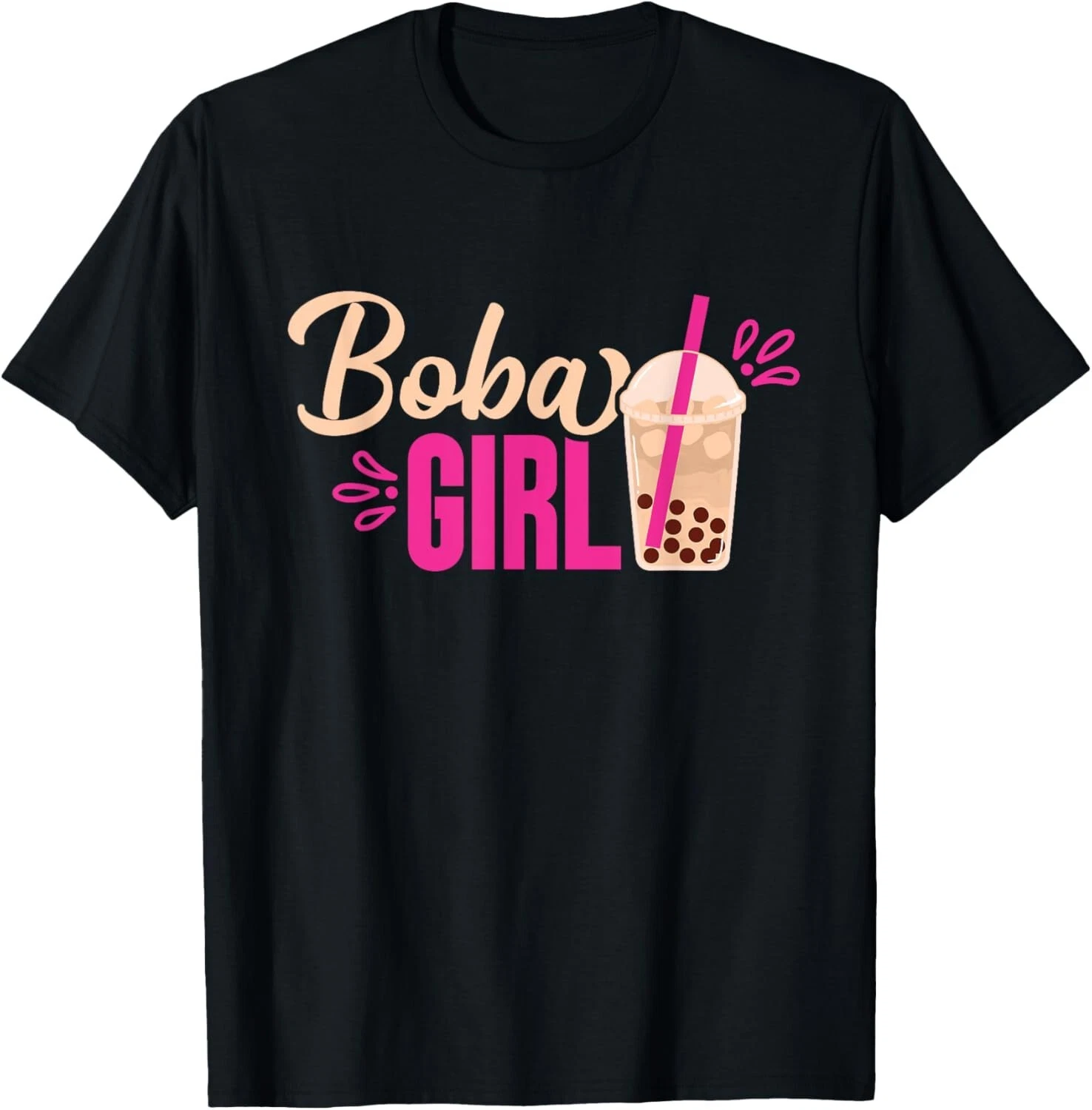 Boba Girl Bubble Milk Tea Drinker Lovers Tee Gift Unisex T-Shirt ...