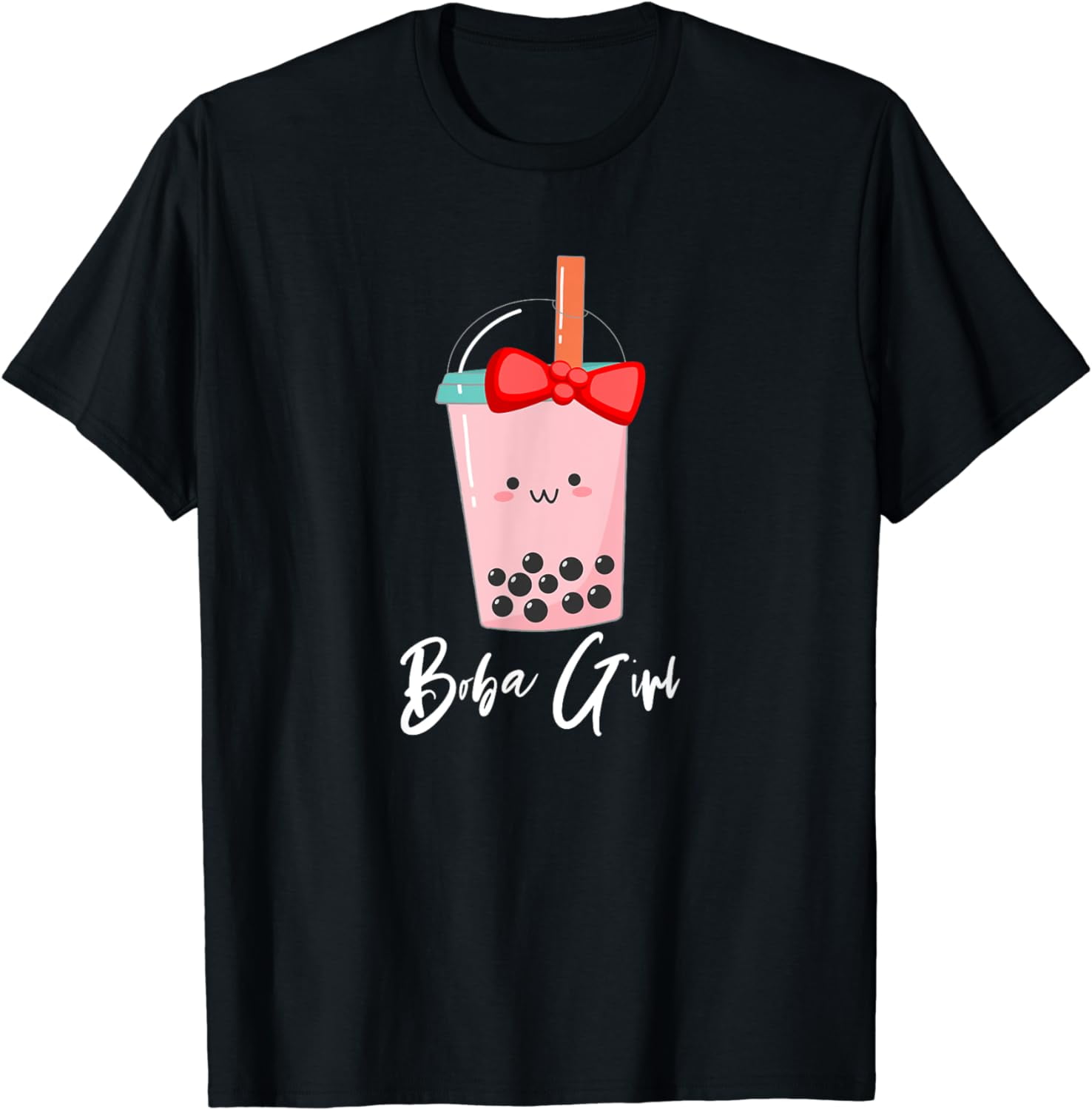 Boba Girl I love Boba milk Tea Bubble Drinks Lover Gift T-Shirt ...