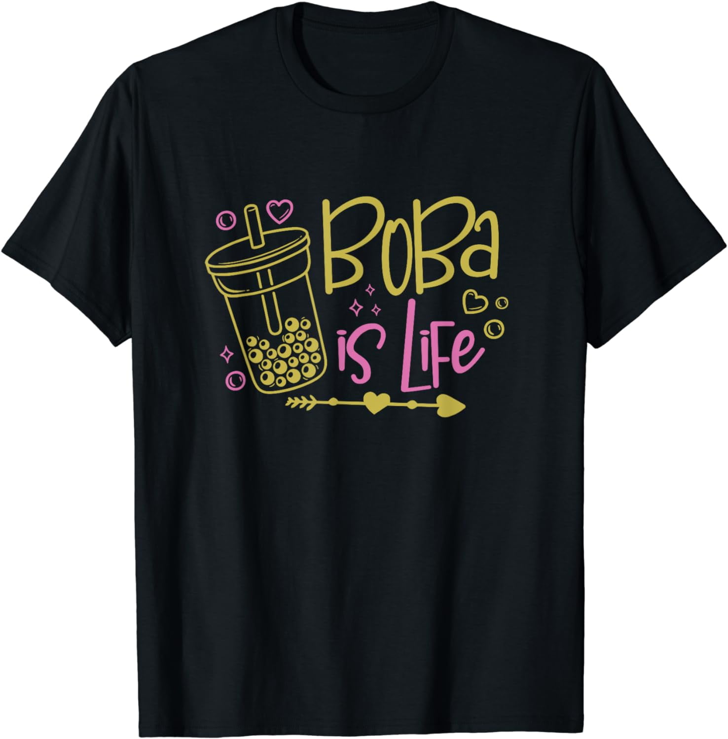 Boba Is Life Bubble Milk Tea Drinker Lovers T-Shirt - Walmart.com