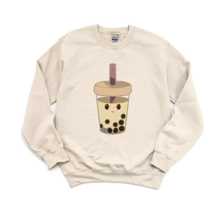 Boba Is My Love Language Funny Bubble Tea Addict Quote Drink Pearl Milk ...