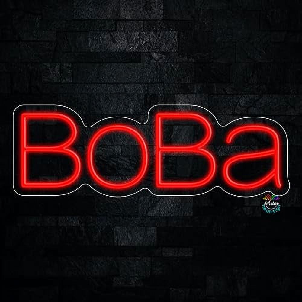 Boba LED Neon Sign 24"L x 8"H #32077 - Walmart.com