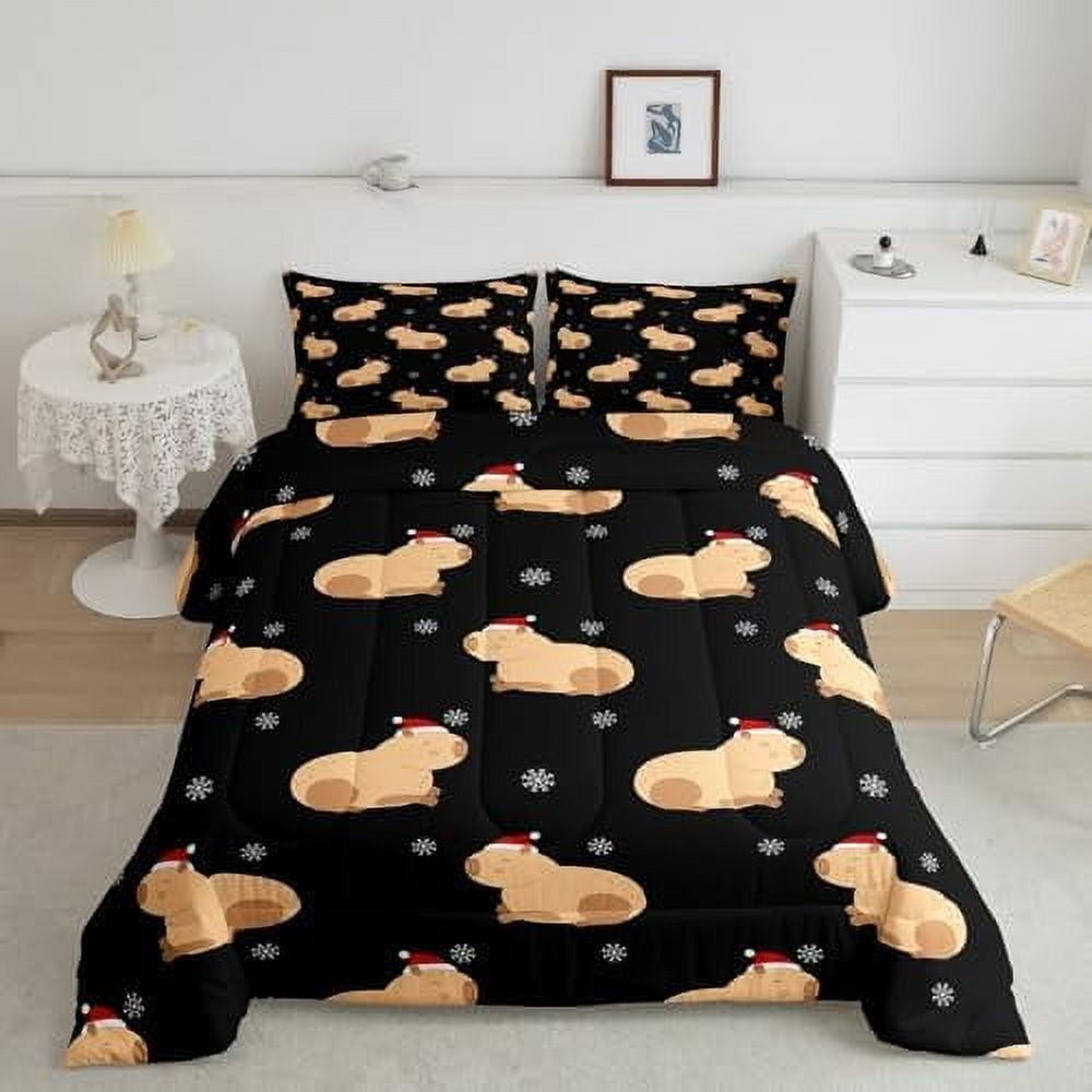 Boba Milk Tea Twin Size Down Comforter Set,Purple Blue Ombre Fishscale ...