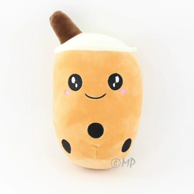 Boba Plush Cute Soft Boba Bubble Tea Stuffed Animal Pillow Plush Toy ...
