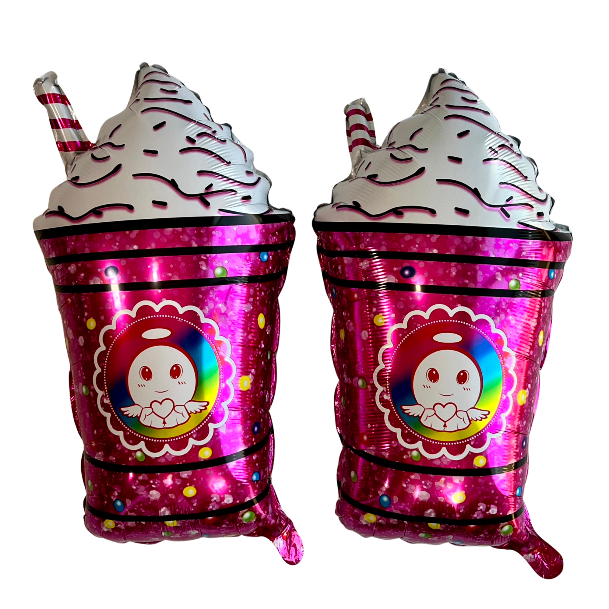 Boba Tea Balloons Pink Bubble Tea Drink 2PC Set | Kawaii Party ...