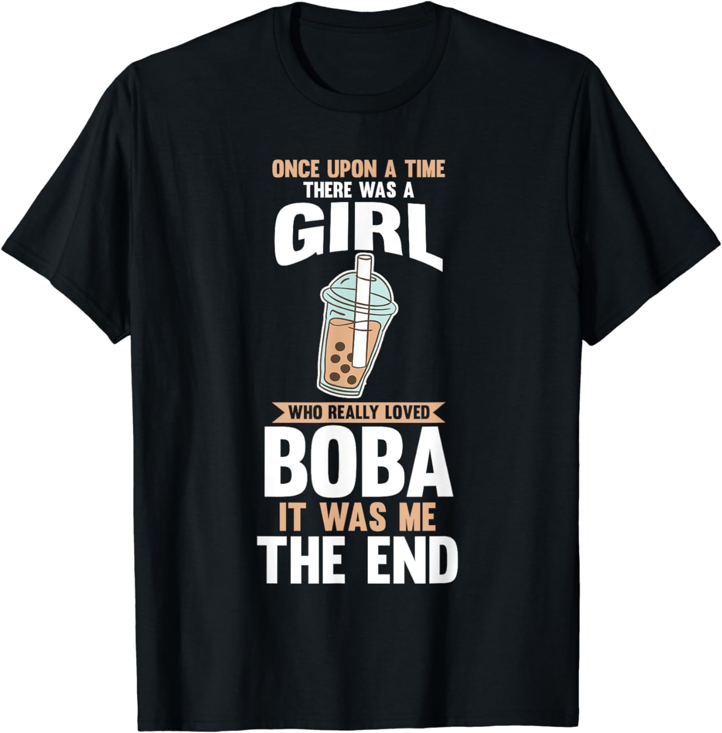 Boba Tea Bubble Tea Anime Gift Boba Tea Bubble Tea T-Shirt - Walmart.com
