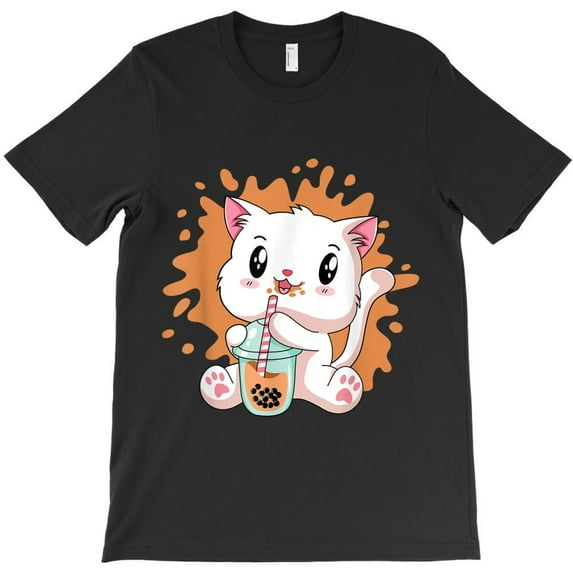 Boba Tea Bubble Tea Cat Funny Anime Kawaii Neko Lover Japanese H464 ...