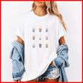 Boba Tea Bubble Tea Menu Kawaii Graphic Casual Lifestyle Unisex T-Shirt ...