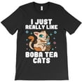 Boba Tea Cat Bubble Tea Funny Kawaii Anime Japanese Milk Tea - Machine ...
