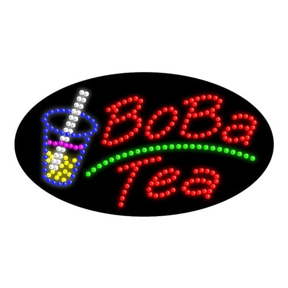 Boba Tea-LED Dots Sign Made in USA - Walmart.com