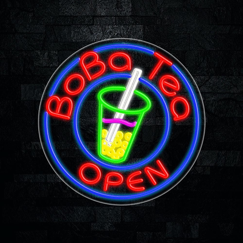 Boba Tea LED Neon Sign 26"L x 26"H #31128 - Walmart.com