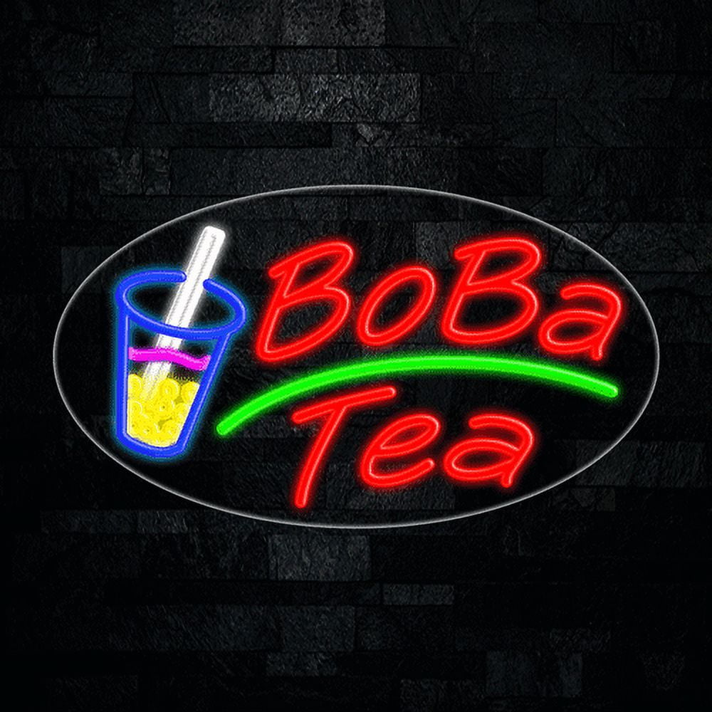 Boba Tea LED Neon Sign 28"L x 16"H #34382 - Walmart.com