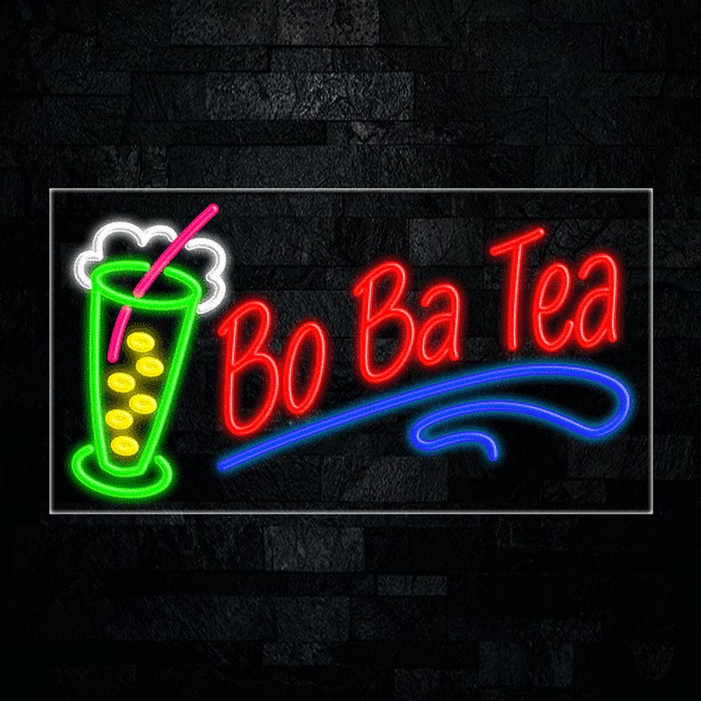 Boba Tea-LED Neon Sign 33"L x 18"H #30374 - Walmart.com