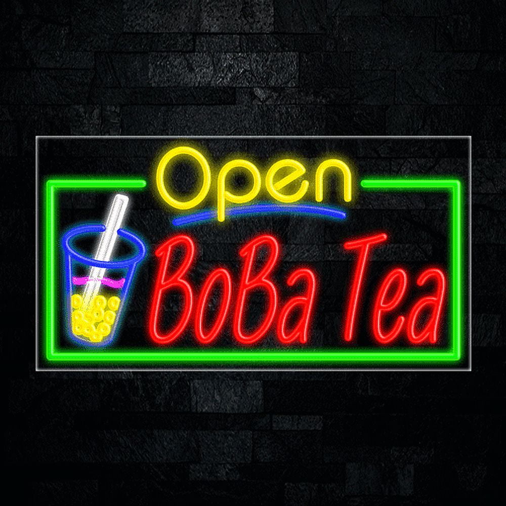 Boba Tea LED Neon Sign 33"L x 18"H #35466 - Walmart.com