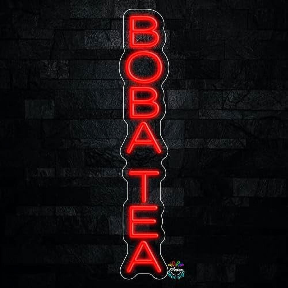 Boba Tea LED Neon Sign 5"L x 27"H #32080 - Walmart.com