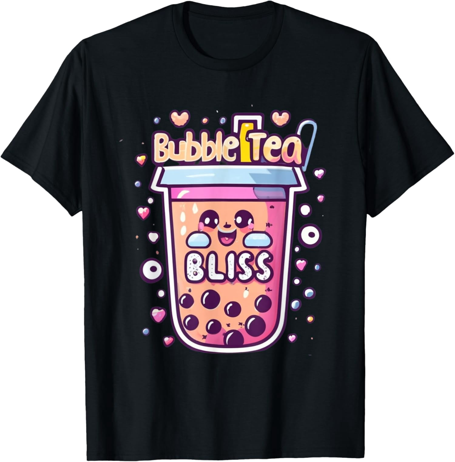 Boba Tea Sip, Bubble Tea Bliss, Bubble tea fans T-Shirt - Walmart.com