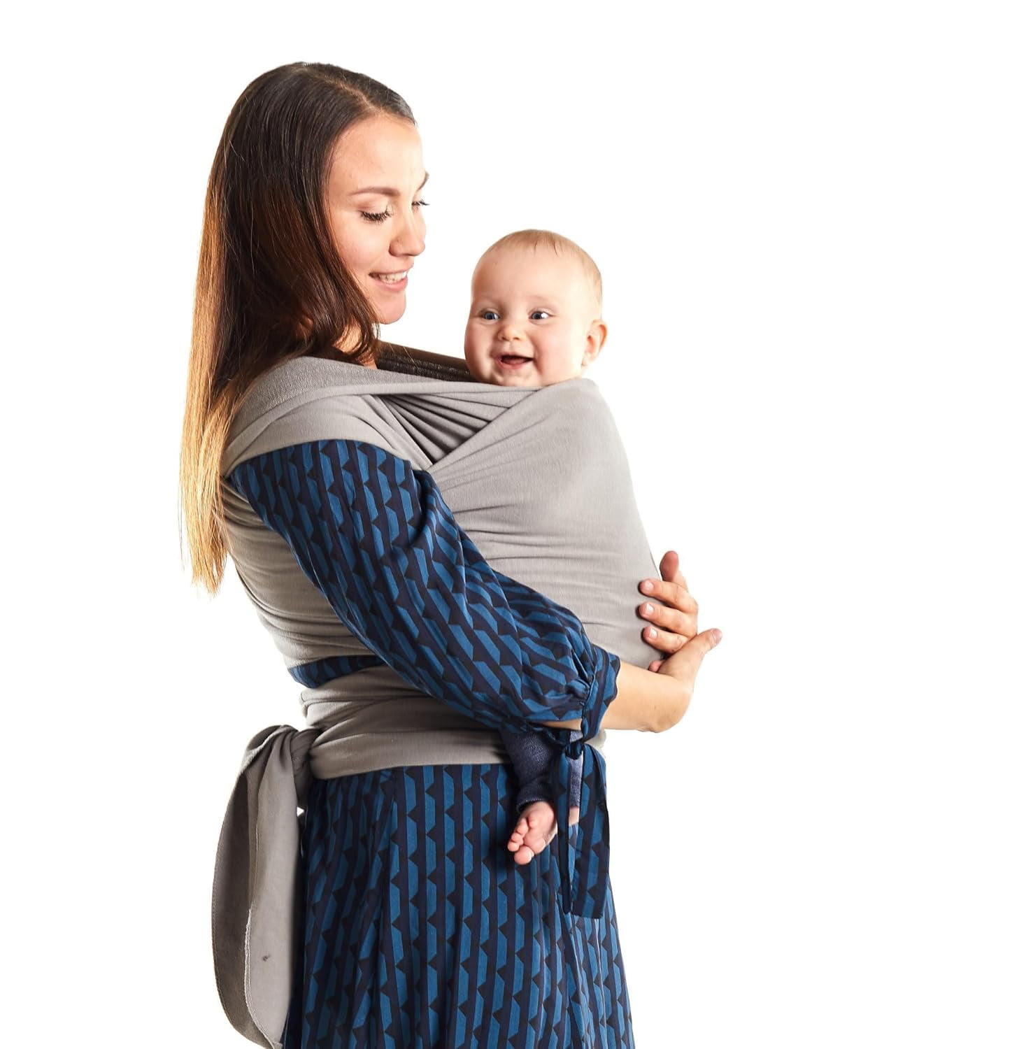 Boba Wrap Bamboo Baby Carrier, Light Grey, Lightweight Fabric ...