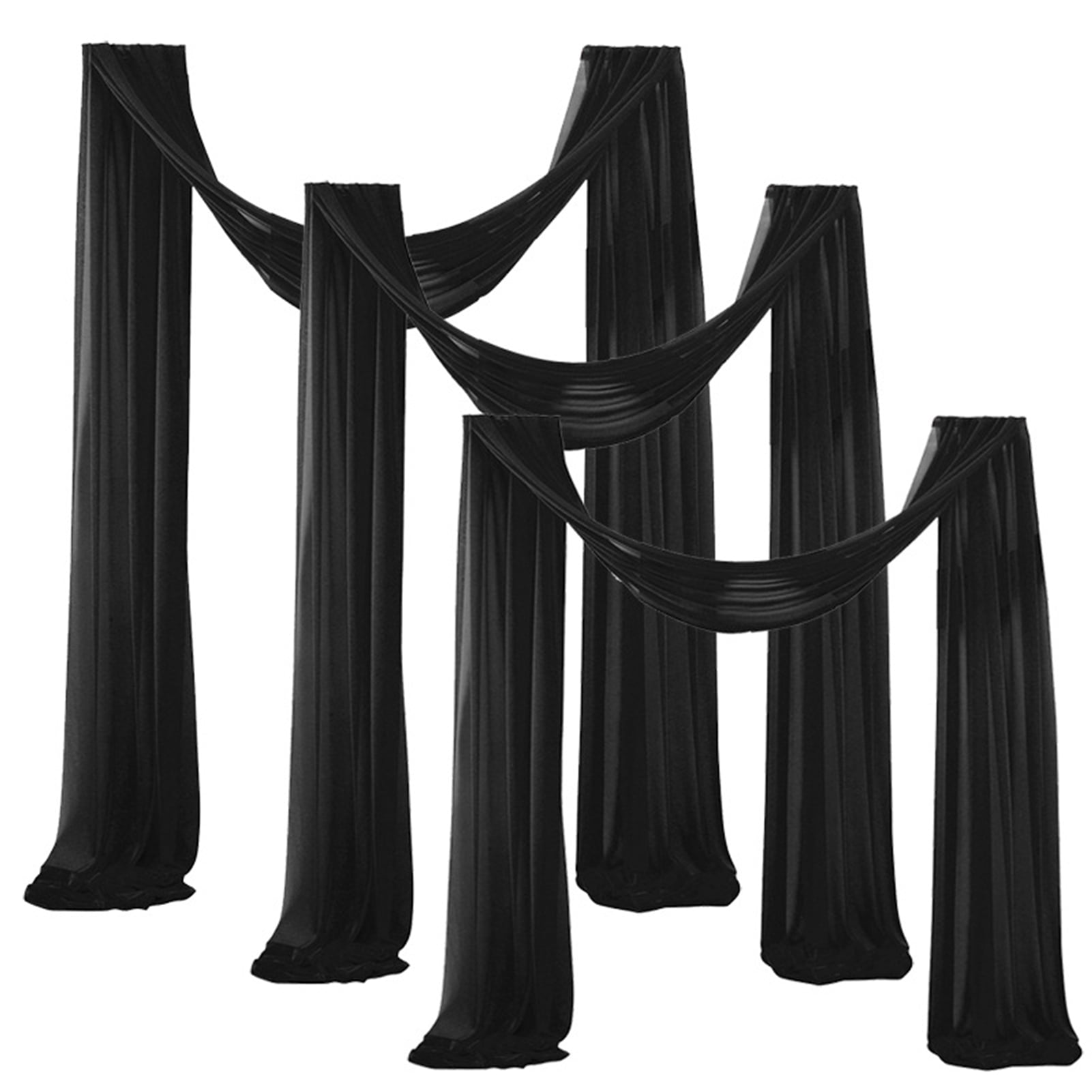 Bobasndm 18Ft Extra Long Wedding Arch Backdrop Decorations 3 Panels ...