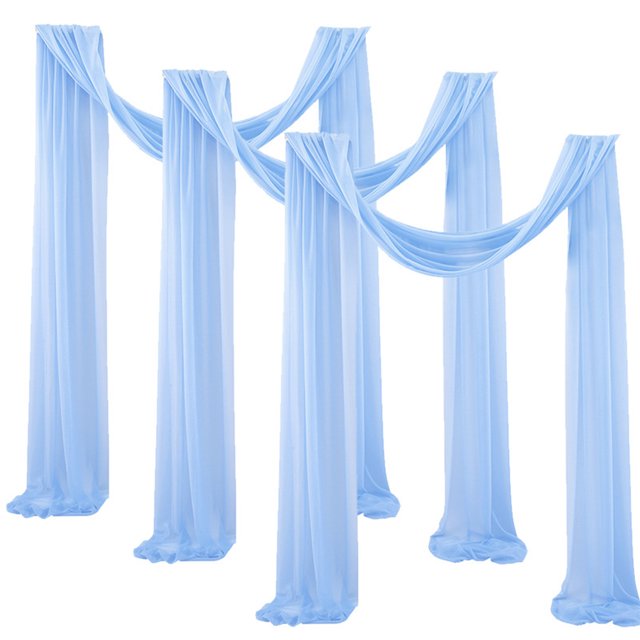 Bobasndm 18Ft Extra Long Wedding Arch Backdrop Decorations 3 Panels ...
