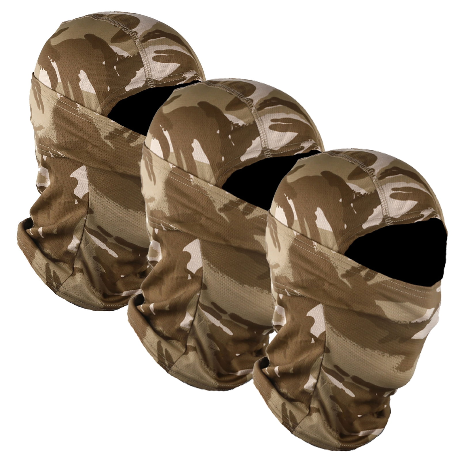 Bobasndm 3 Pack Balaclava Face Mask Camouflage Men Camo Balaclava ...