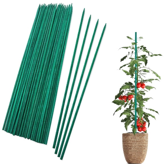 FHBVT Turtle Shell Bamboo Clip Plant Support Pole Sturdy Fixative ...