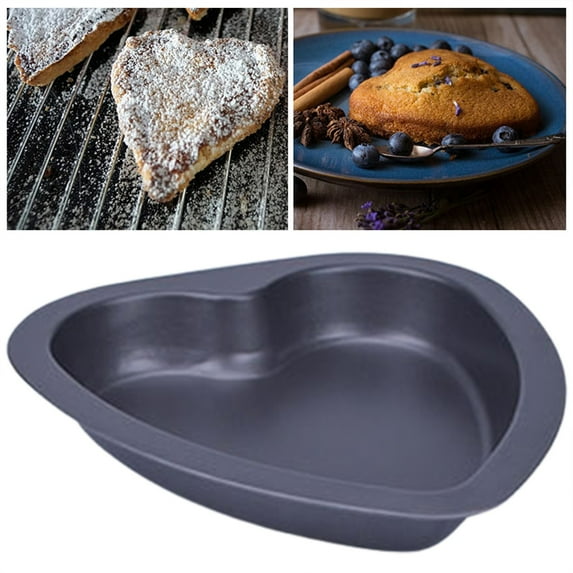Bobasndm 9-Inch Nonstick Heart-Shaped Baking Pan,Bobasndm Heart Shaped ...