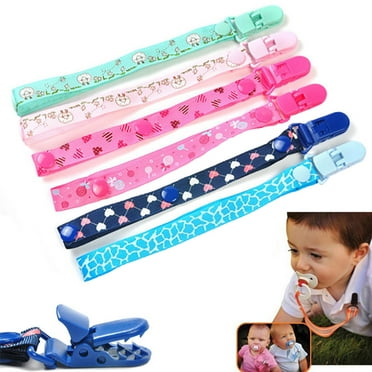 Pacifier Clip, Cute Animal Pacifier Holder Clip for Boys and Girls ...
