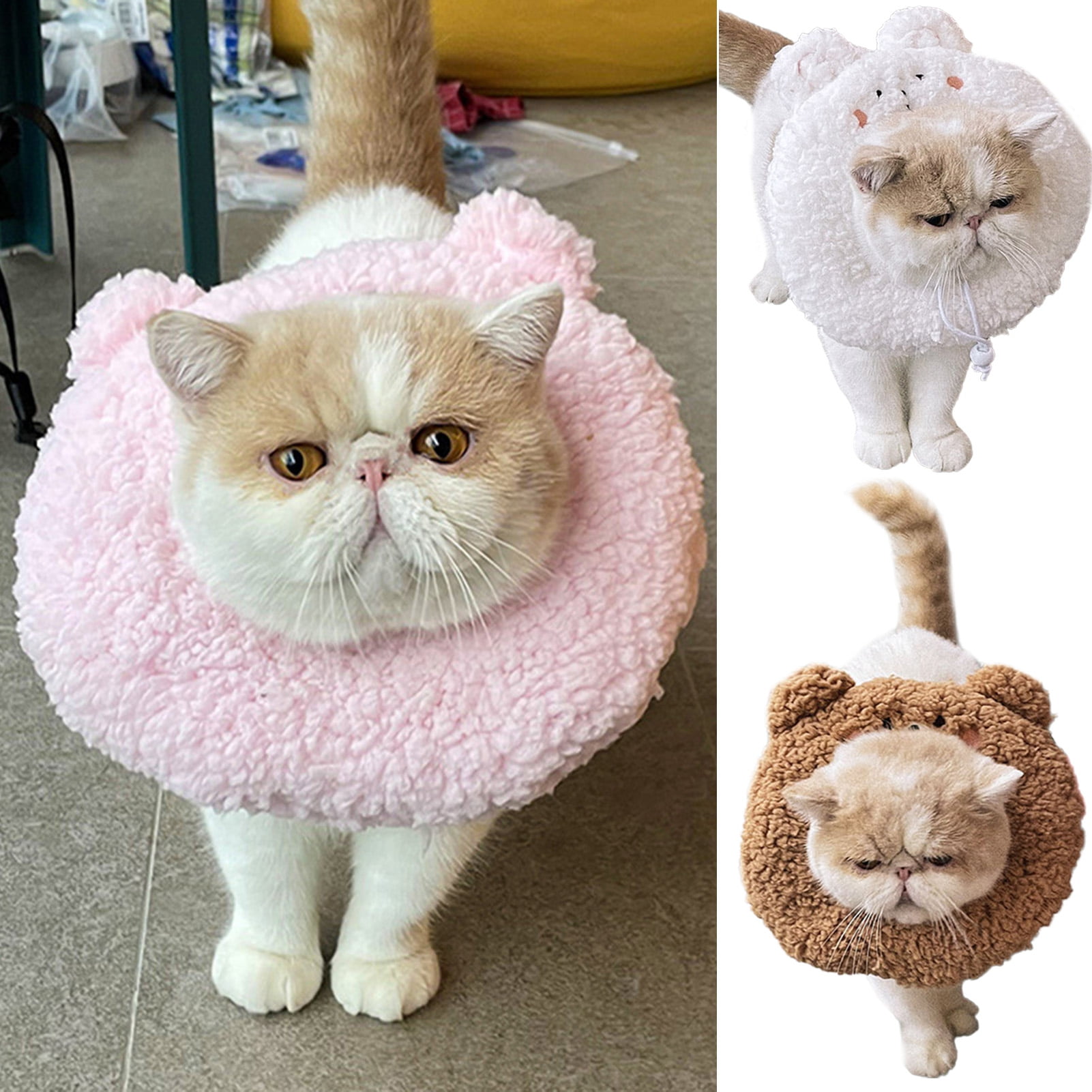 Bobasndm Cat Recovery Collar, Pet Elizabeth Soft Cone, Post Surgery ...