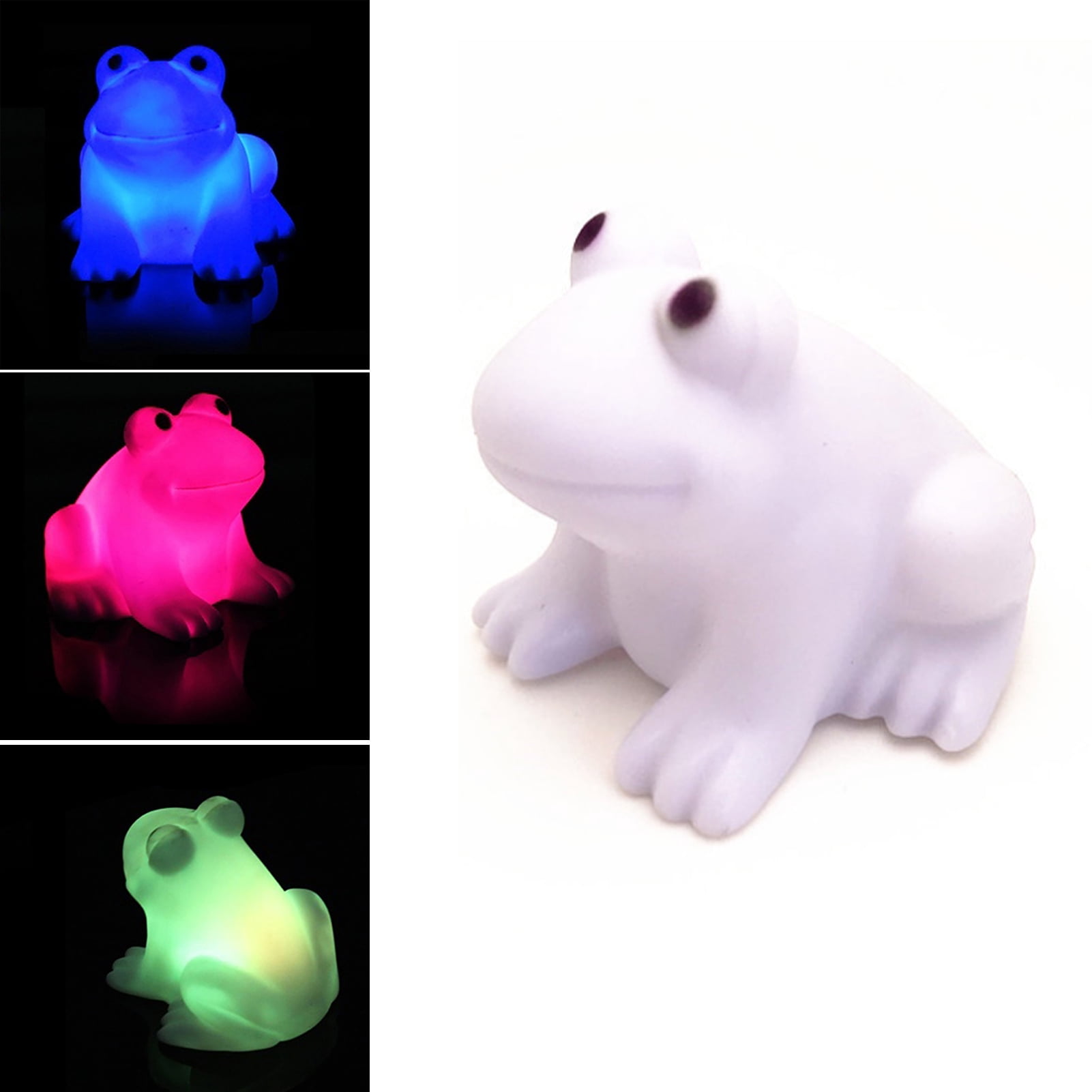 Bobasndm Cute Frog LED Night Light, Creative Color Changing Frog Lamp ...