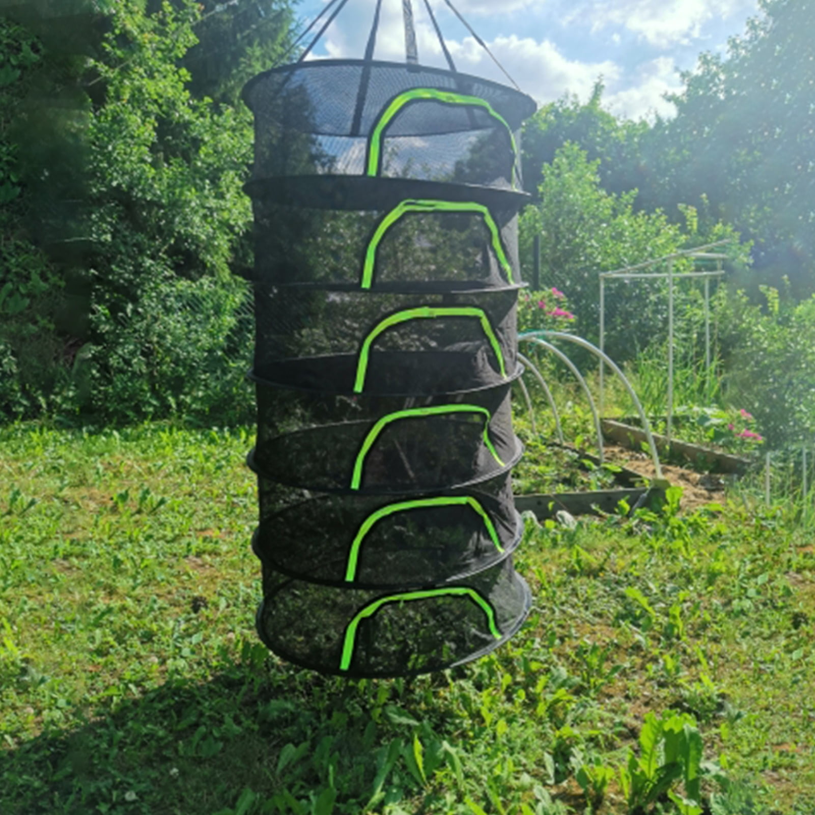 Bobasndm Drying Rack Multifunctional Multi-layered Herb Drying Rack ...