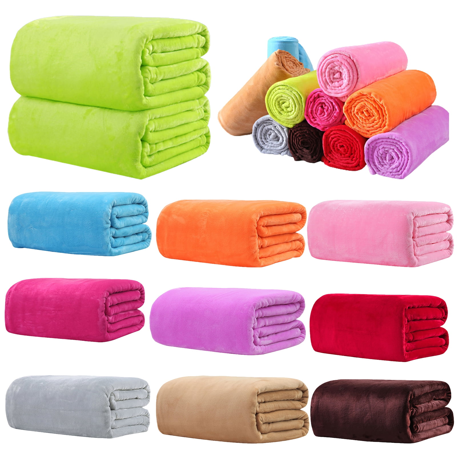Bobasndm Fleece Blankets,Soft and Warm for All Seasons,Lightweight ...