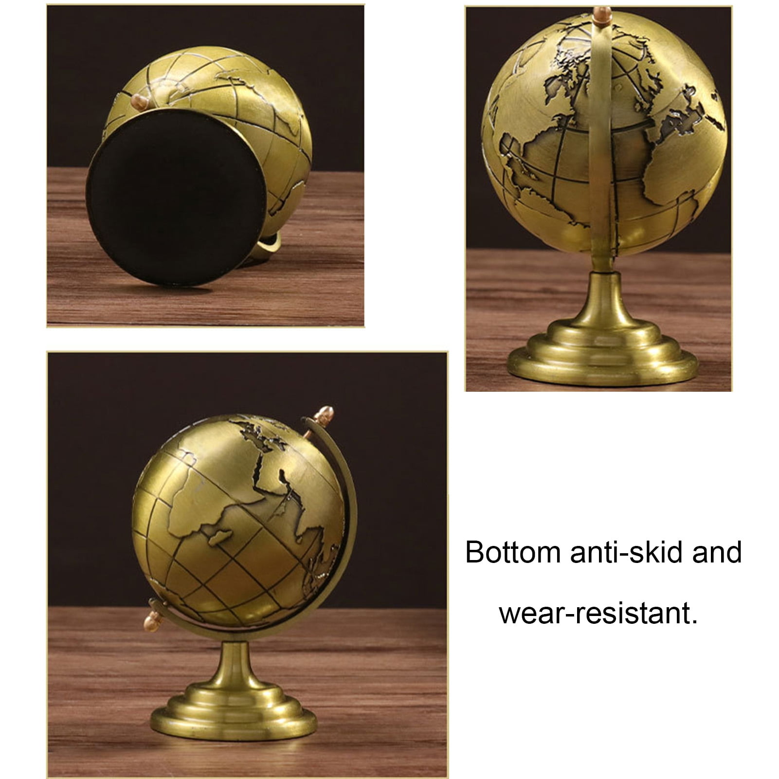 Bobasndm Globe Sphere Non-slip Globe Sphere Geographical Display ...