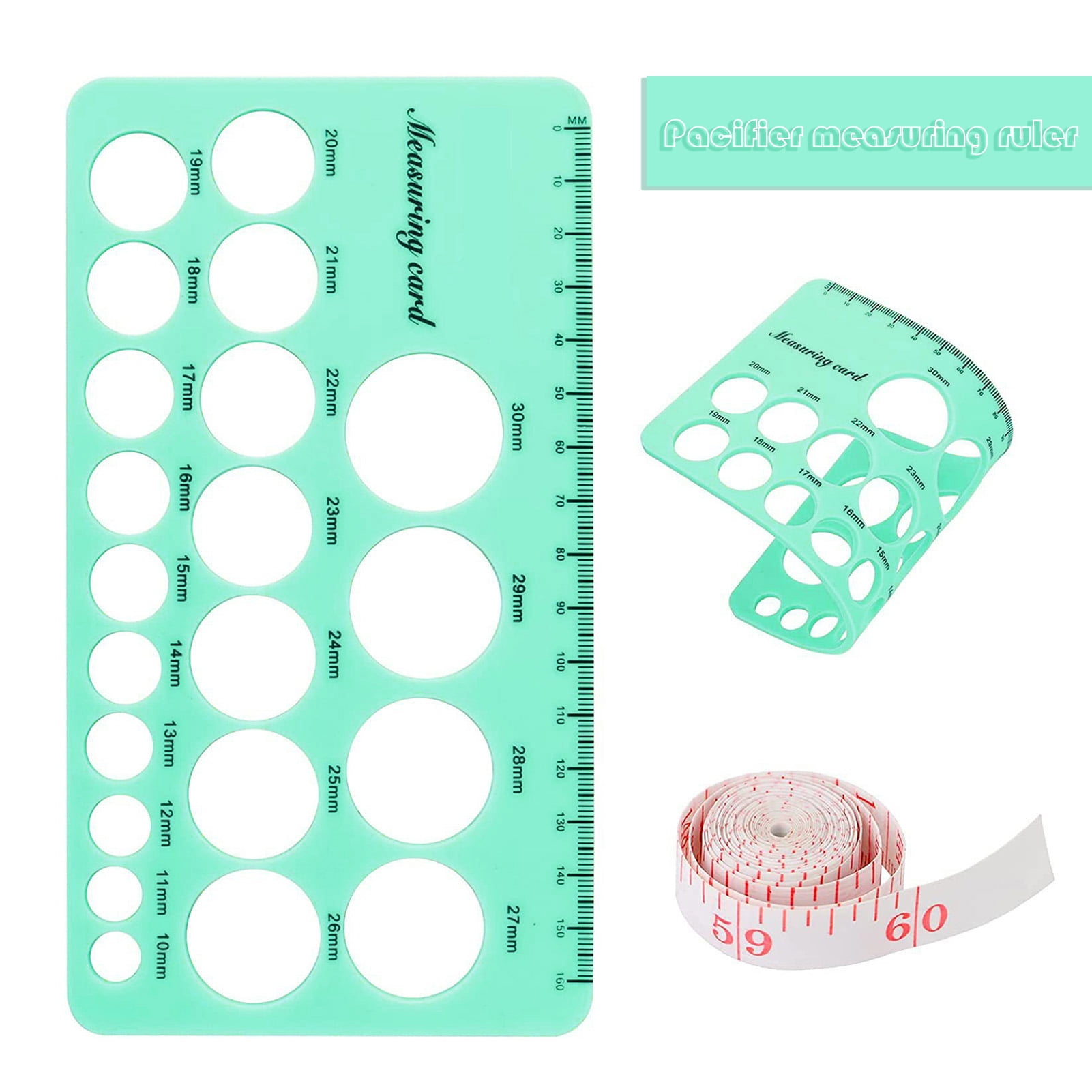 Bobasndm Nipple Ruler, Nipple Rulers for Flange Sizing Measurement Tool ...