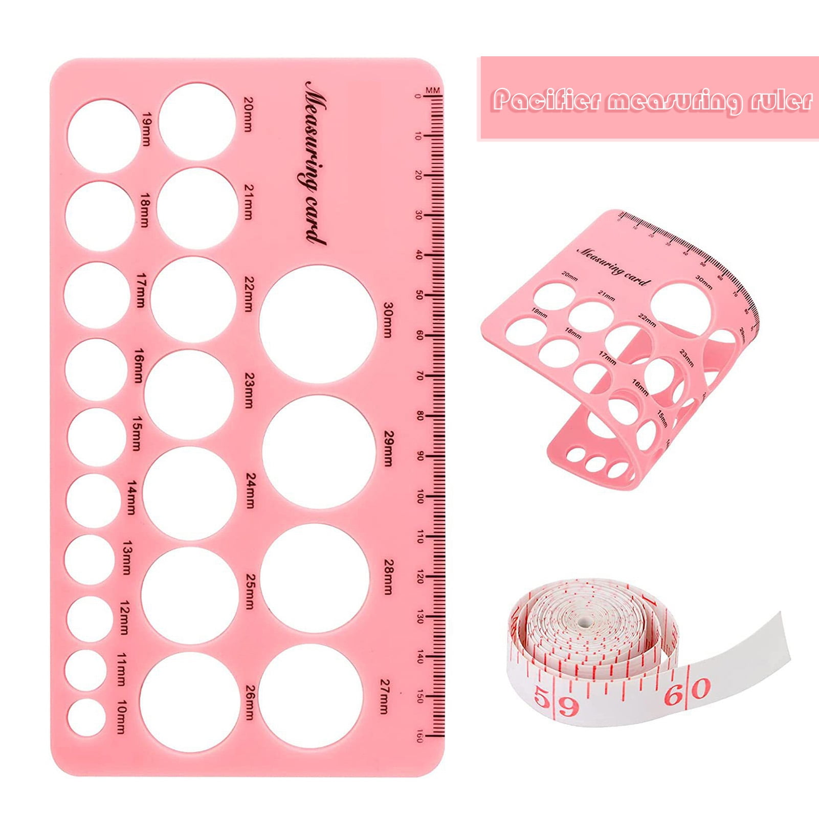 Bobasndm Nipple Ruler, Nipple Rulers for Flange Sizing Measurement Tool ...