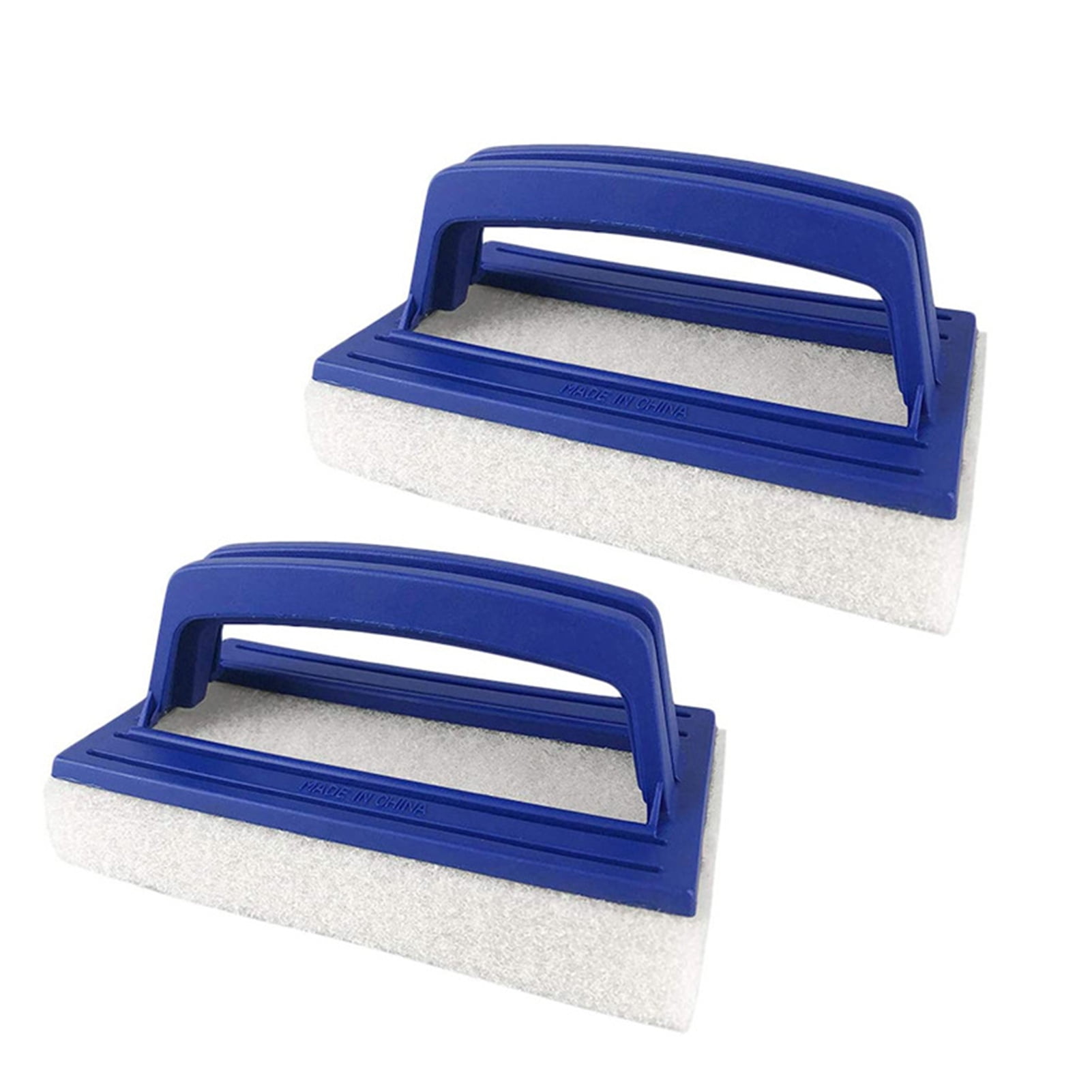 Bobasndm Pool Supply Hand-Held Pool Scrub Brush, 2 Pack - Scrubbing ...